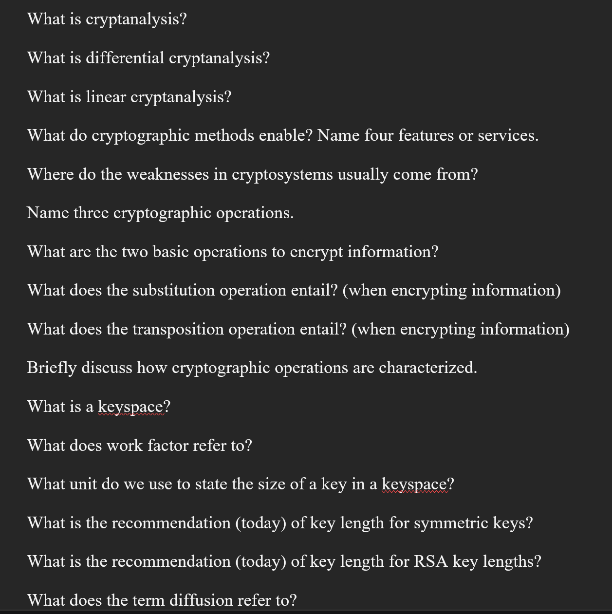 Solved What is differential cryptanalysis? What is linear | Chegg.com Solved What is differential cryptanalysis? What is linear | Chegg.com