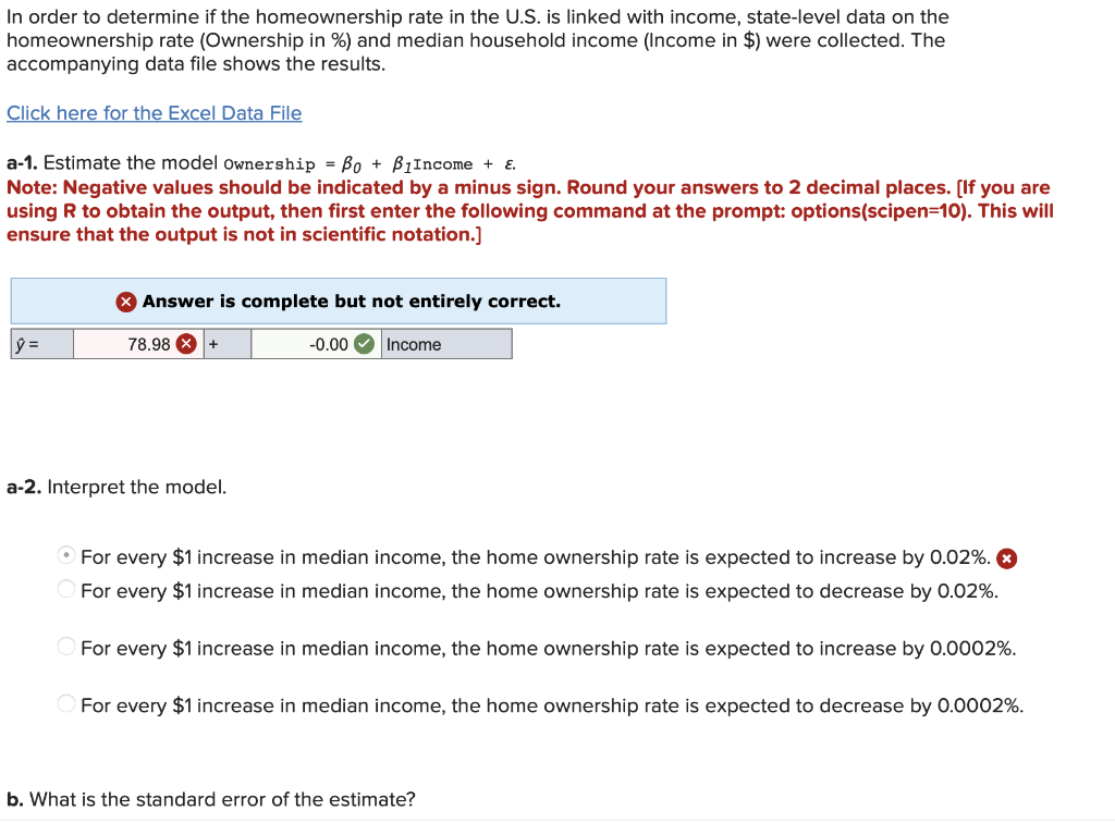 Solved In Order To Determine If The Homeownership Rate In