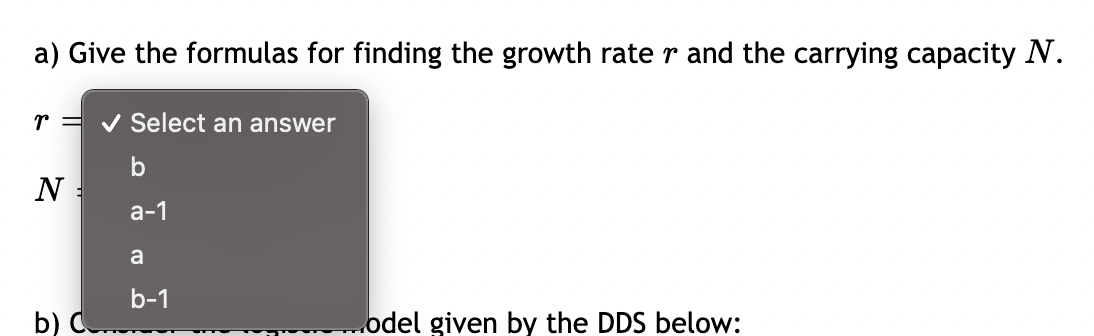 Solved Recall that the logistic model can be written in the | Chegg.com