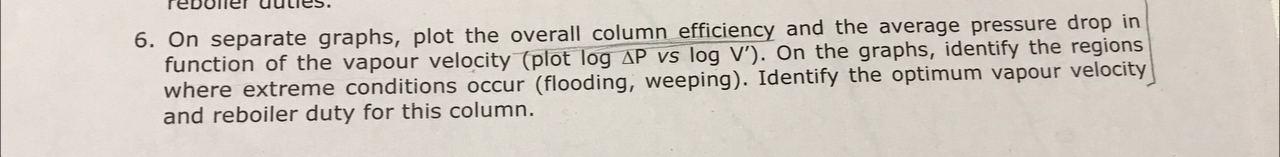 Solved 6. On separate graphs, plot the overall column | Chegg.com