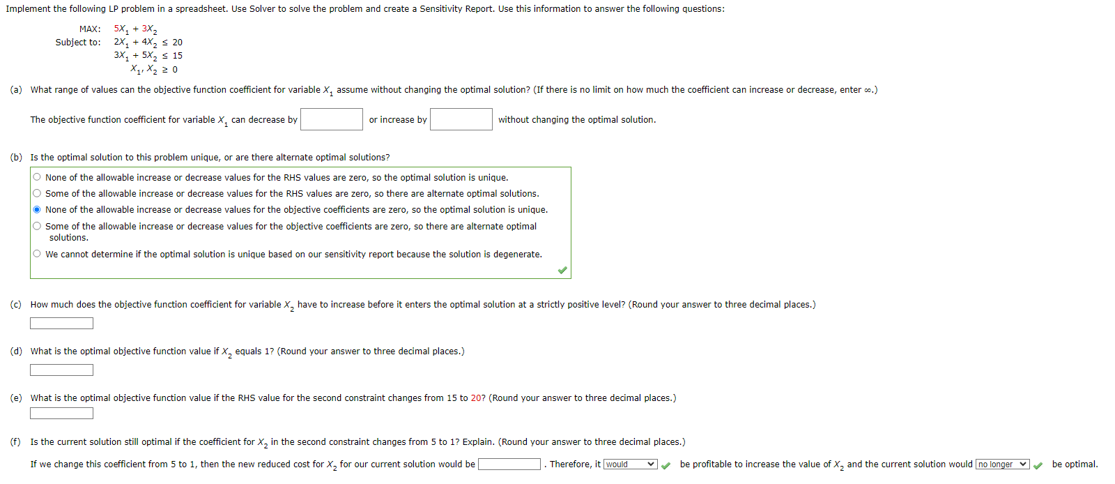 Solved MAX: Subject to: 5x1+3x22x1+4x2≤203x1+5x2≤15x1,x2≥0 | Chegg.com