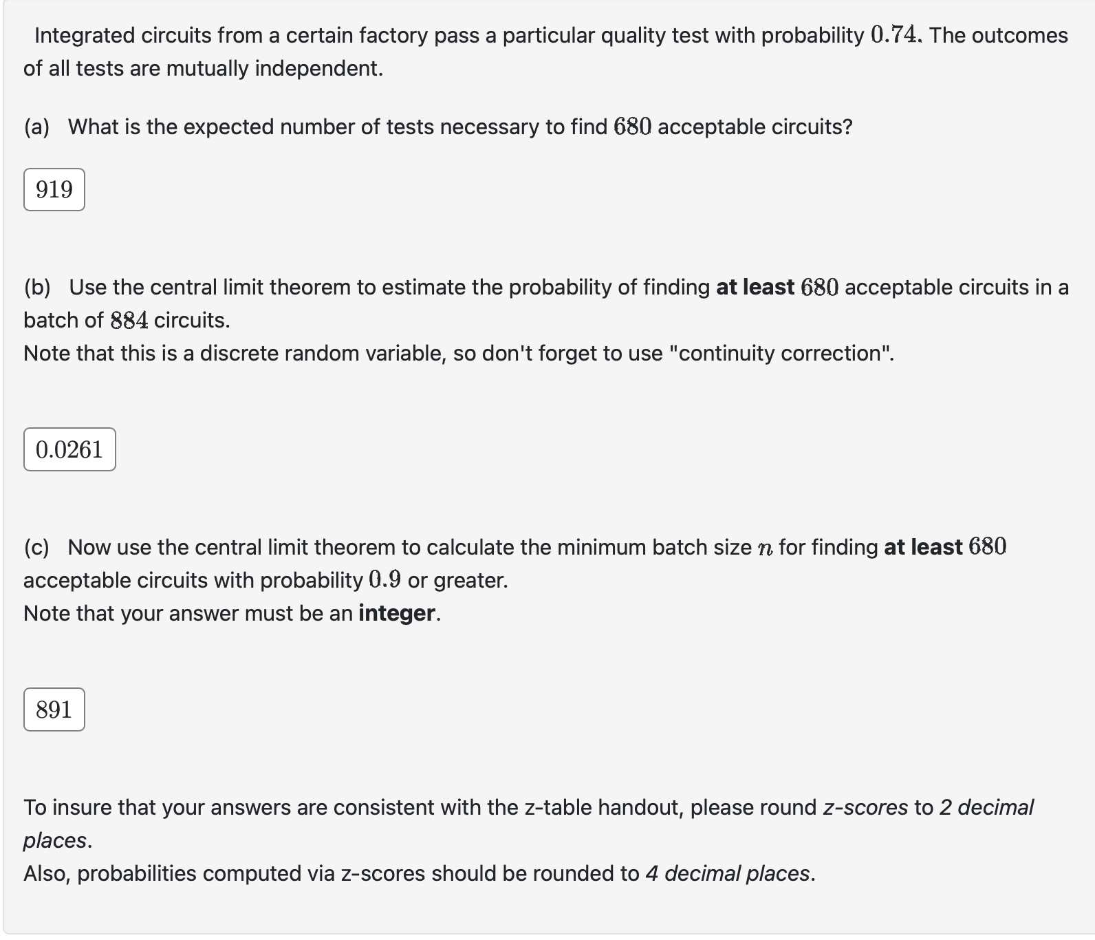 Solved Integrated circuits from a certain factory pass a | Chegg.com