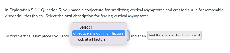 Solved 5. Use your conjecture to predict where the rational | Chegg.com