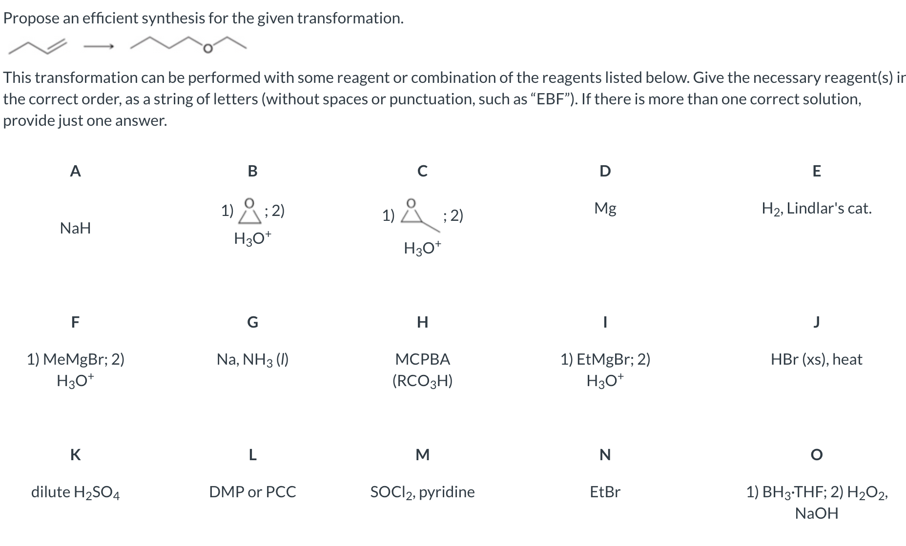 Solved Propose an efficient synthesis for the given | Chegg.com