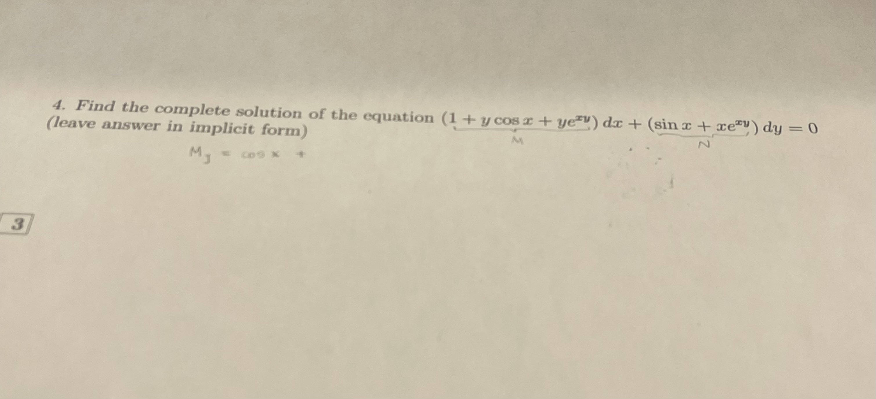 Find the complete solution of the equation | Chegg.com