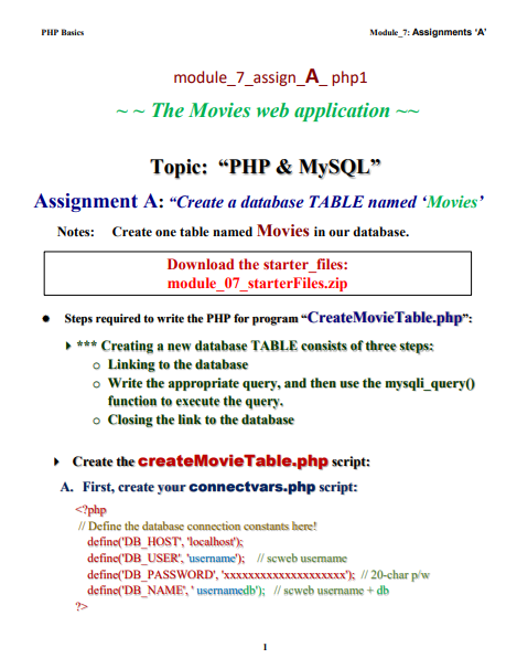 Solved Kindly assist to solve this lab in PHP. its an | Chegg.com