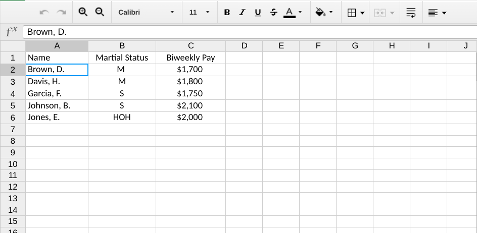 Solved Using the attached Excel spreadsheet, calculate the | Chegg.com