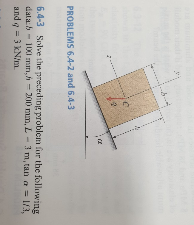 Solved PROBLEMS 6.4-2 and 6.4-3 6.4-3 Solve the preceding | Chegg.com