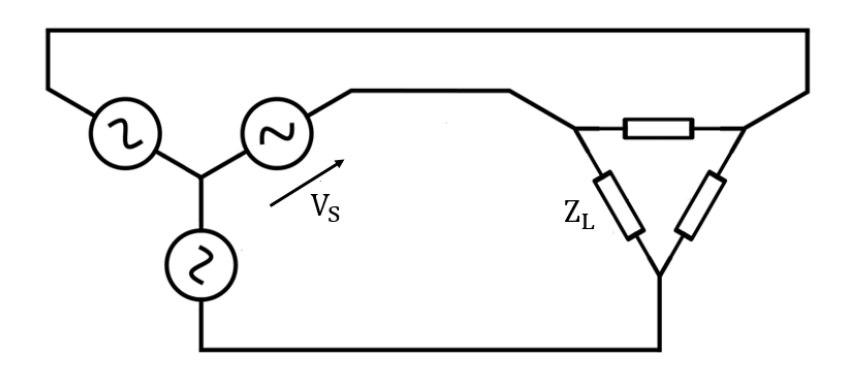 Solved A symmetrical three-phase load is connected in | Chegg.com