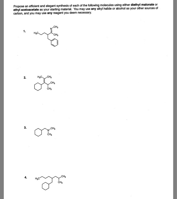 Solved Propose an efficient and elegant synthesis of each of | Chegg.com