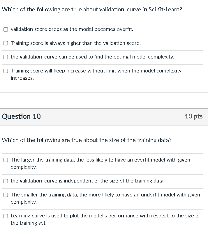 Solved Which of the following are true about | Chegg.com