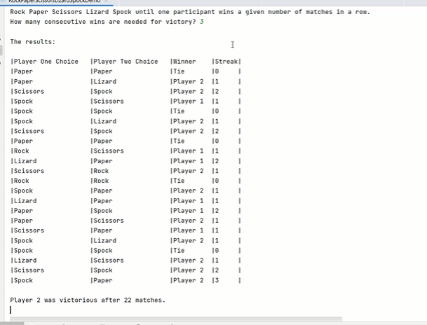 Solved (JavaPrograming) Like Rock Paper Scissors but bigger. | Chegg.com