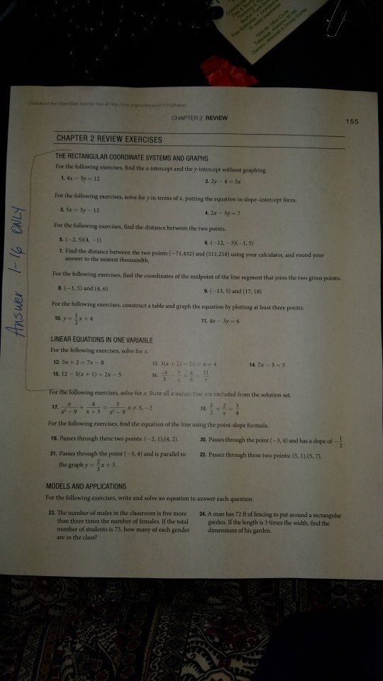 Solved CHAPTER 2 REVIEW 155 CHAPTER 2 REVIEW EXERCISES THE | Chegg.com