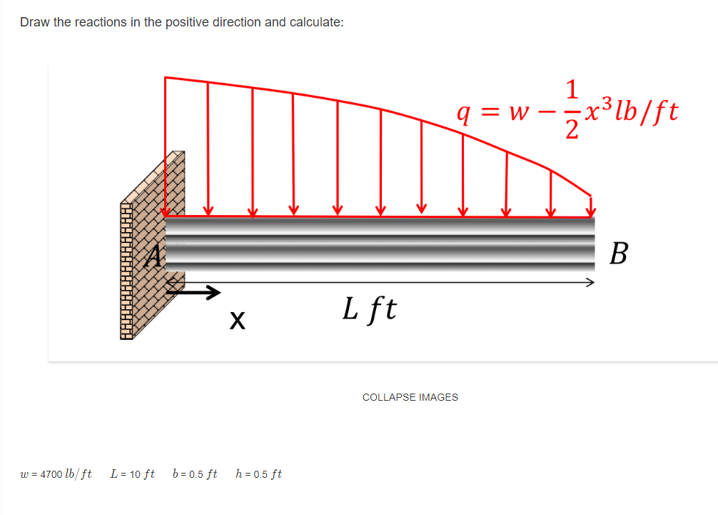 Solved Draw the reactions in the positive direction and | Chegg.com