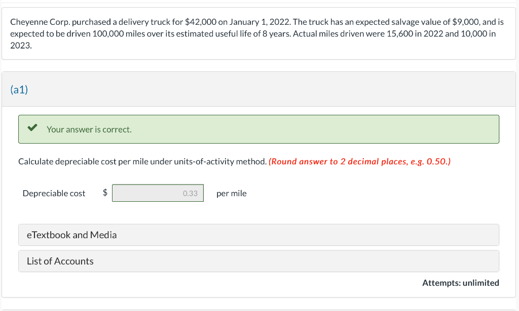 Solved Assume that Cheyenne uses the straight-line method. | Chegg.com