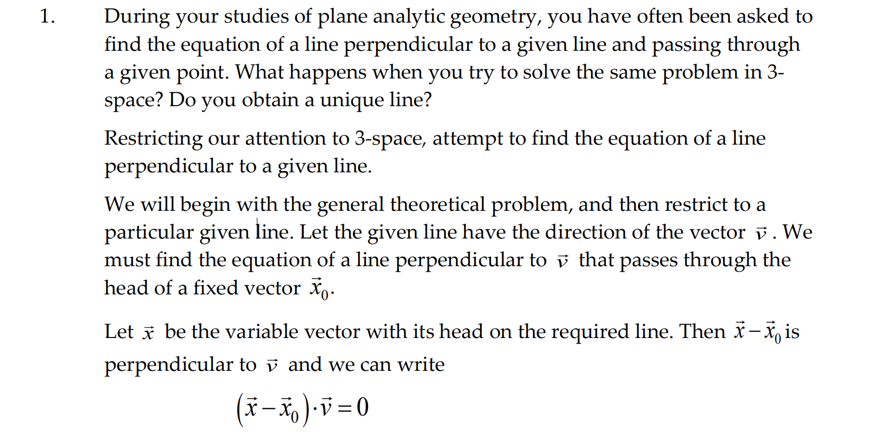 Solved 1. a During your studies of plane analytic geometry, | Chegg.com