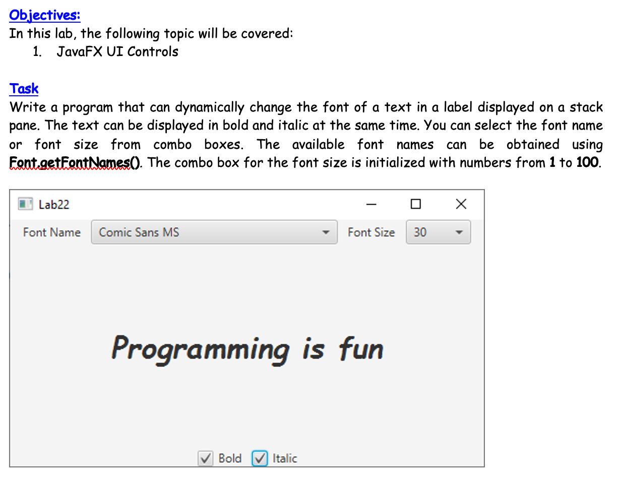 Solved Objectives: In this lab, the following topic will be | Chegg.com