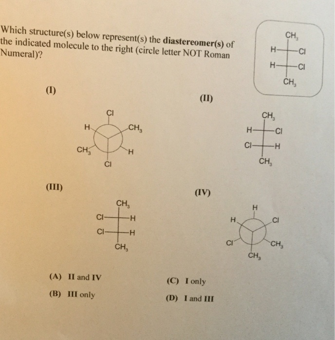 Solved CH Which structure(s) below represent(s) the | Chegg.com