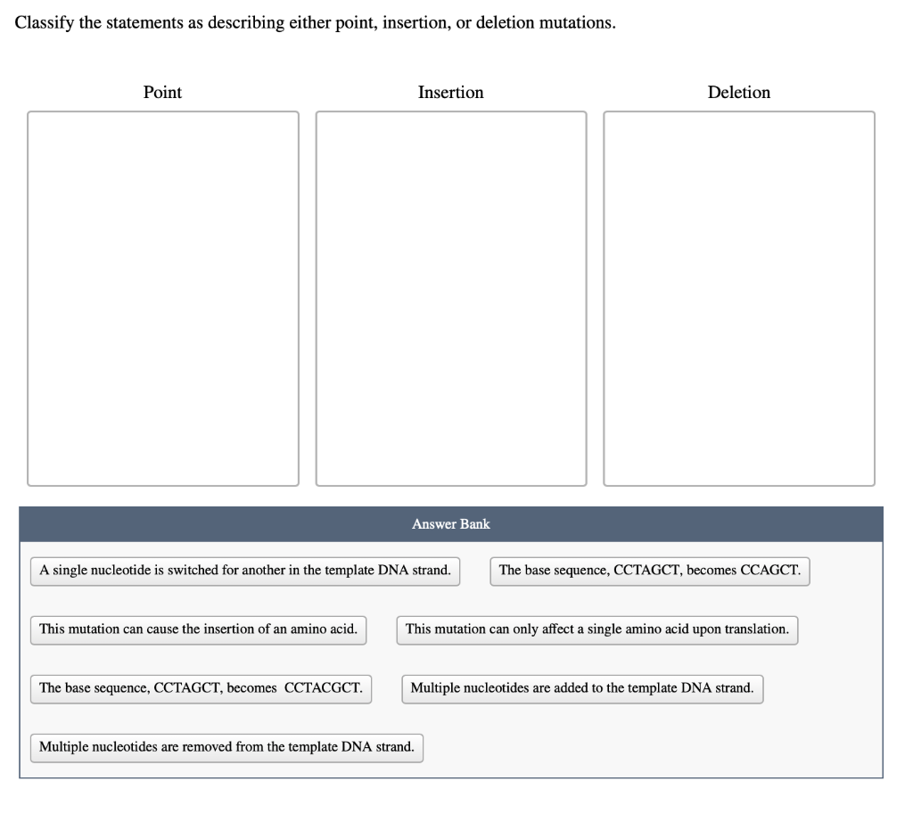 Solved Classify the statements as describing either point, | Chegg.com