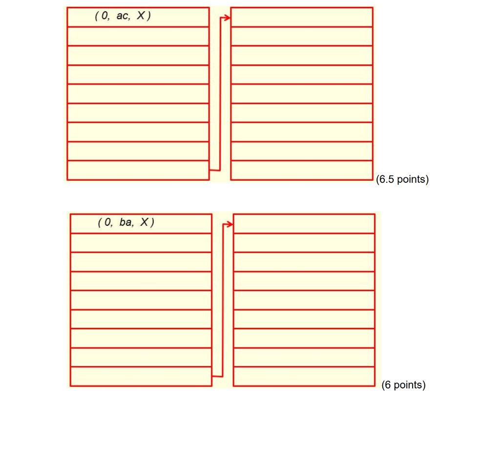Solved 2 Given The Following Empty Stack Pda 13 Points 