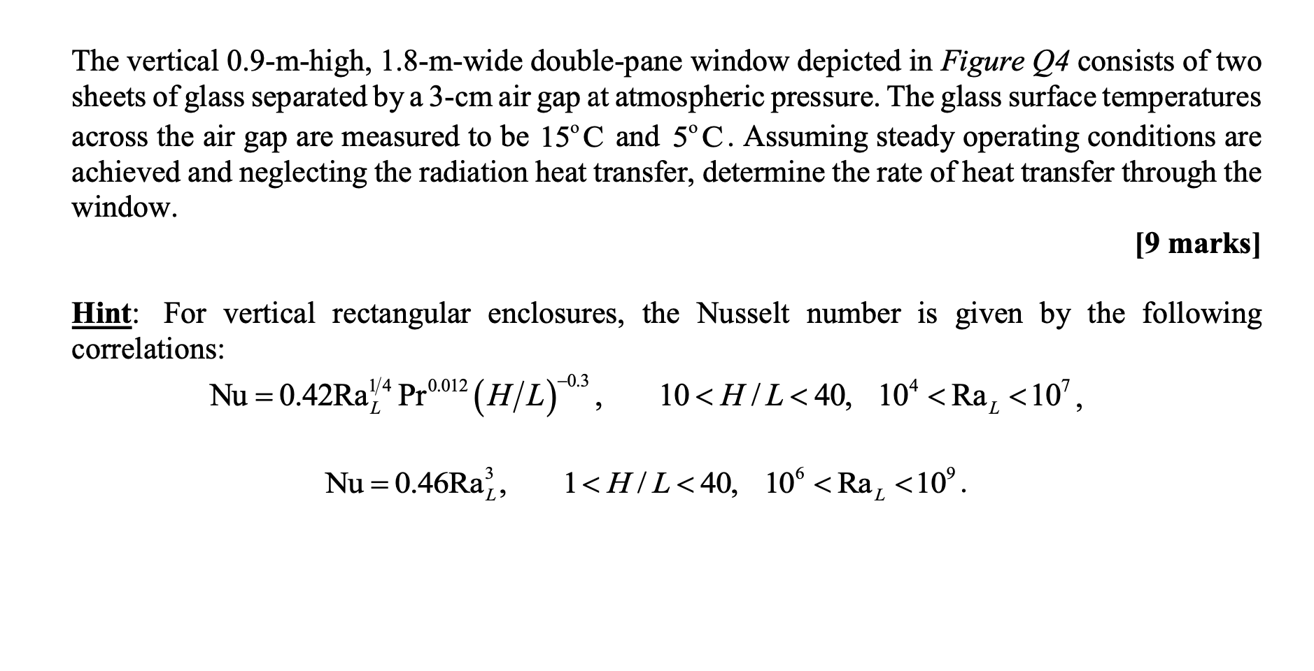 Solved Part A. Air at 20°C flows over a flat plate, 0.5 m | Chegg.com