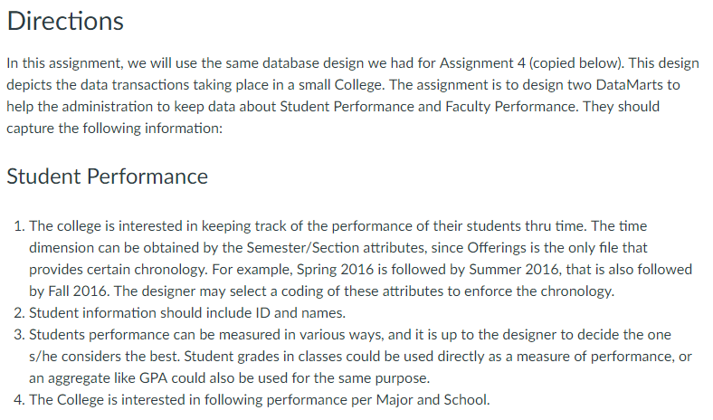 Solved Directions In this assignment, we will use the same | Chegg.com