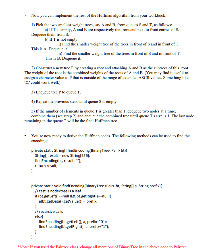 Your final submission should include the following | Chegg.com