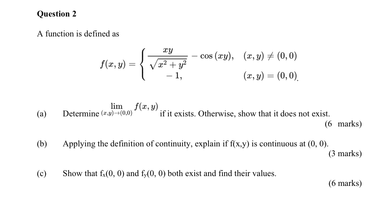Solved A function is defined as | Chegg.com