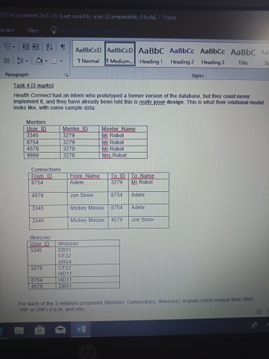 Solved AaBbCcD AaBbCcD AaBbC AaBbCc AaBbCc AaBb 1 Normal | Chegg.com