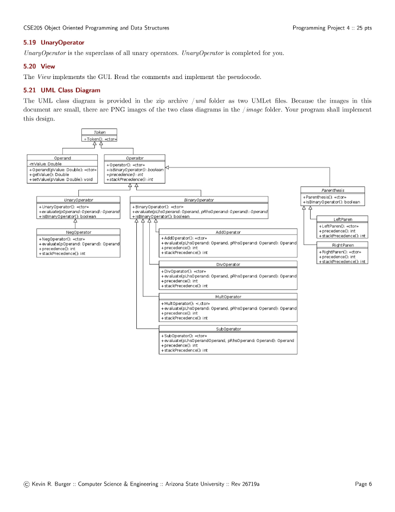 CSE205 Object Oriented Programming and Data | Chegg.com