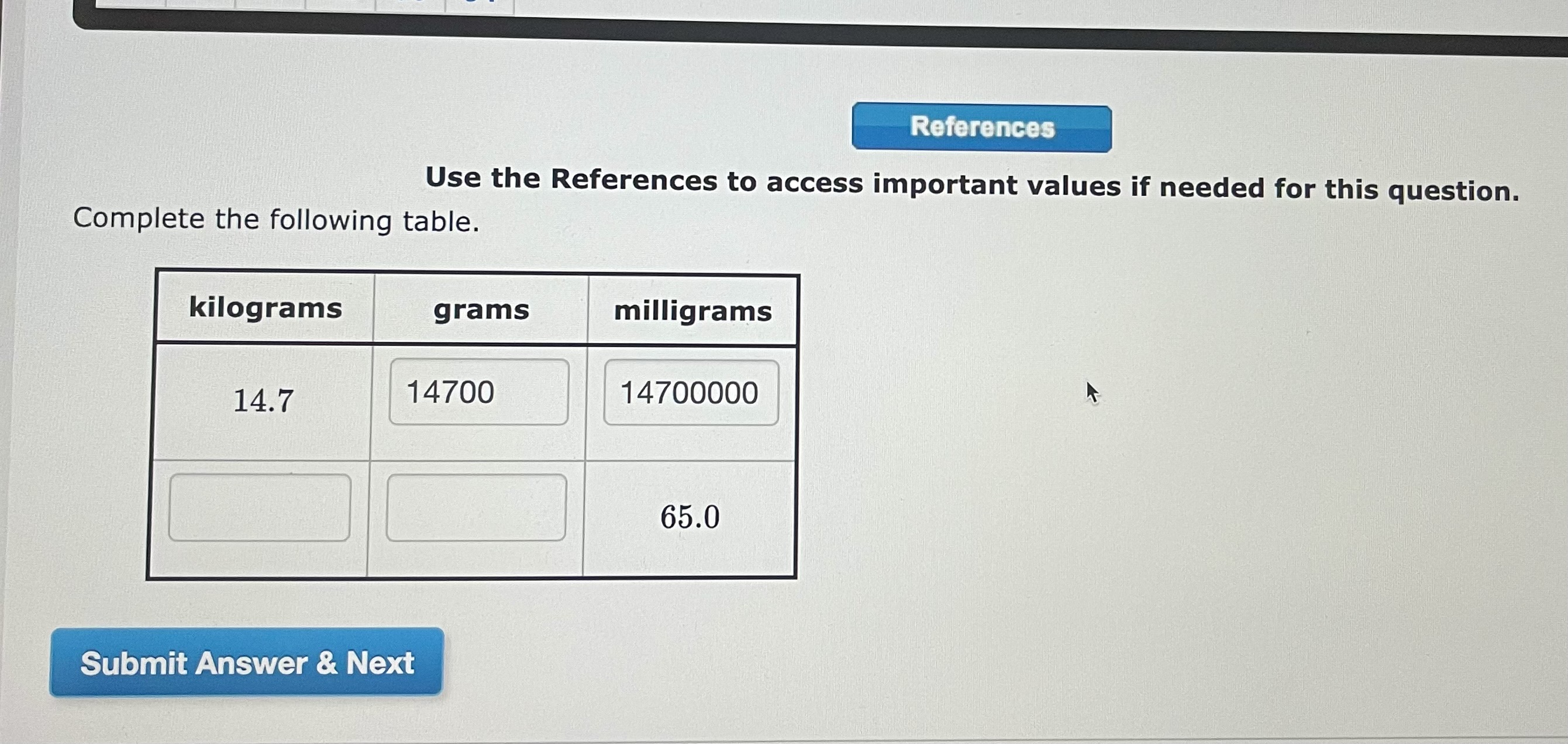 Solved Use the References to access important values if | Chegg.com