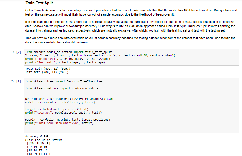 Solved Trees and Forests Training a Decision Tree Classifier | Chegg.com