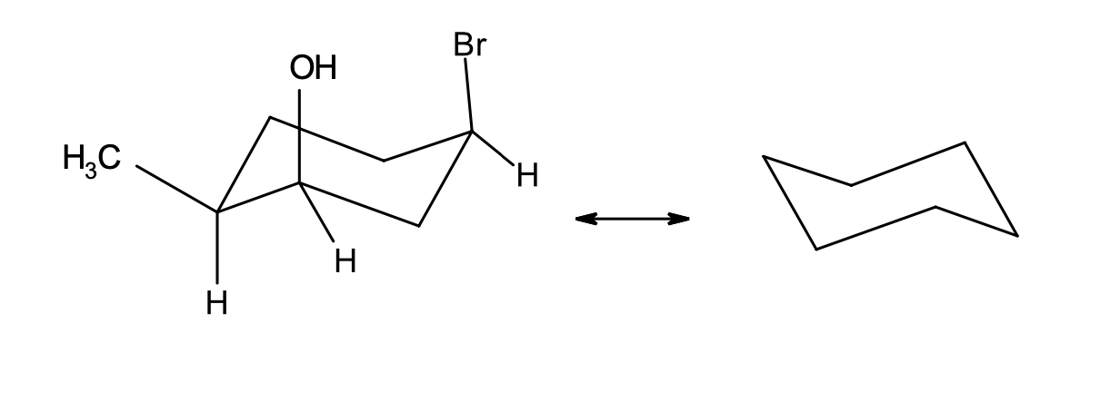 Solved What is the ring-flip conformation? Which one is more | Chegg.com