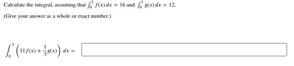 Solved Calculate the integral, assuming that ∫05f(x)dx=−5 | Chegg.com