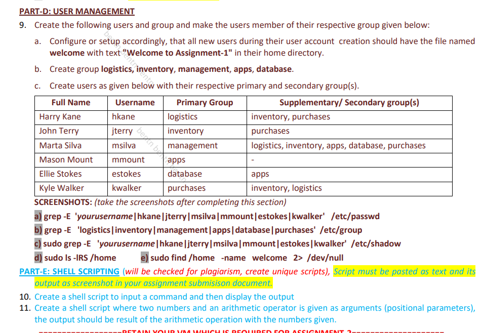 welcome with text ry, management , apps, database. | Chegg.com
