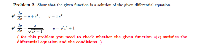 Solved Problem 1. Classify each differential equation | Chegg.com