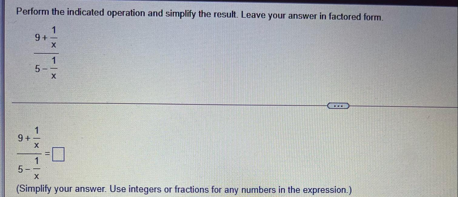 Solved Reduce the given rational expression to lowest tems. | Chegg.com