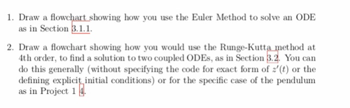 Solved 1. Draw a flowchart showing how you use the Euler | Chegg.com