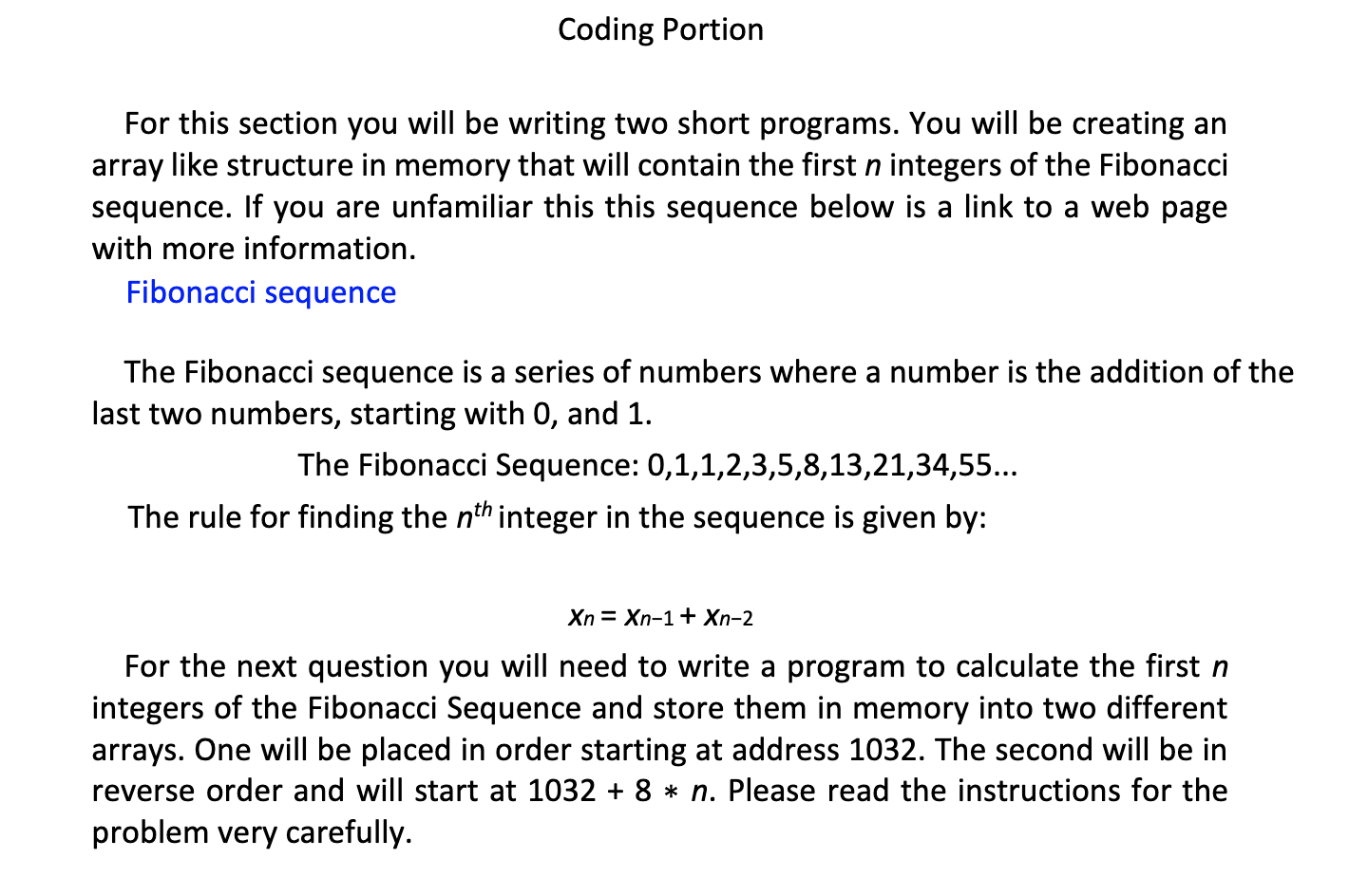 Solved Coding Portion For this section you will be writing | Chegg.com