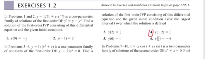 Solved EXERCISES 1.2 Answers to selected odd-numbered | Chegg.com