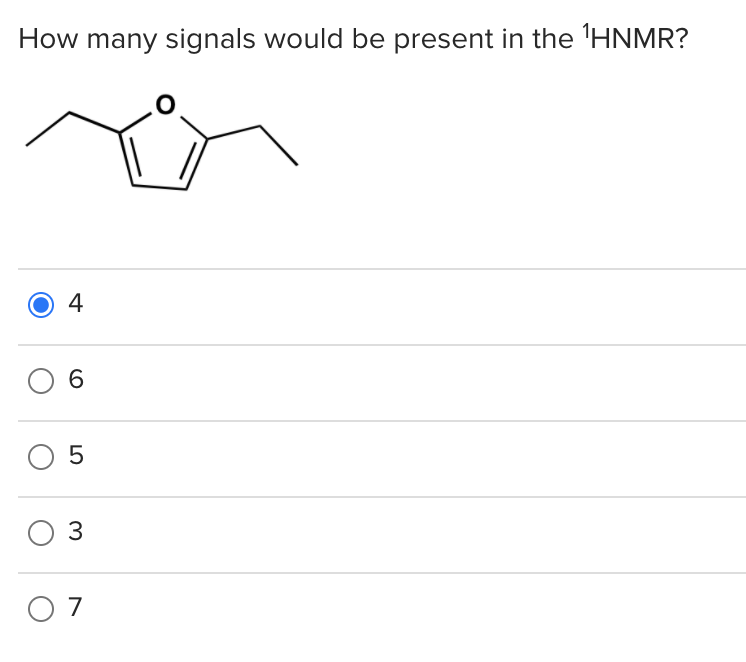 Solved What is the 'H NMR splitting pattern of the indicated | Chegg.com