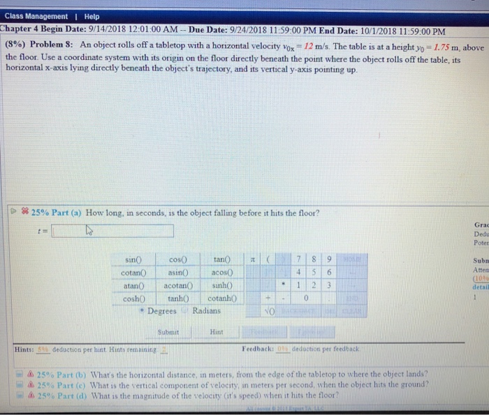 Solved Class Management Help Chapter 4 Begin Date 9/14/2018 | Chegg.com