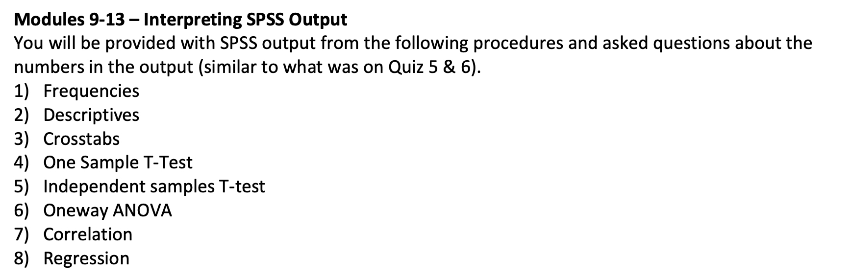 Interpreting SPSS Output Data? MKTG-3710: | Chegg.com