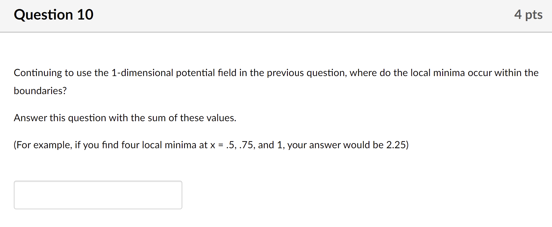Solved For the next four questions, consider the following | Chegg.com