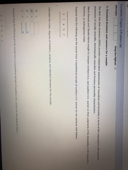 Solved Complete: Chapter 4 Problem Set possession of | Chegg.com