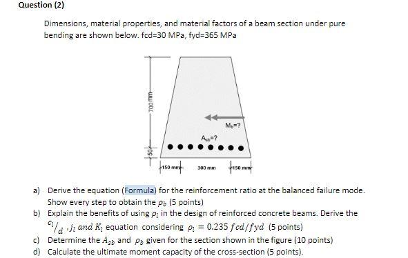Solved Dimensions, material properties, and material factors | Chegg.com