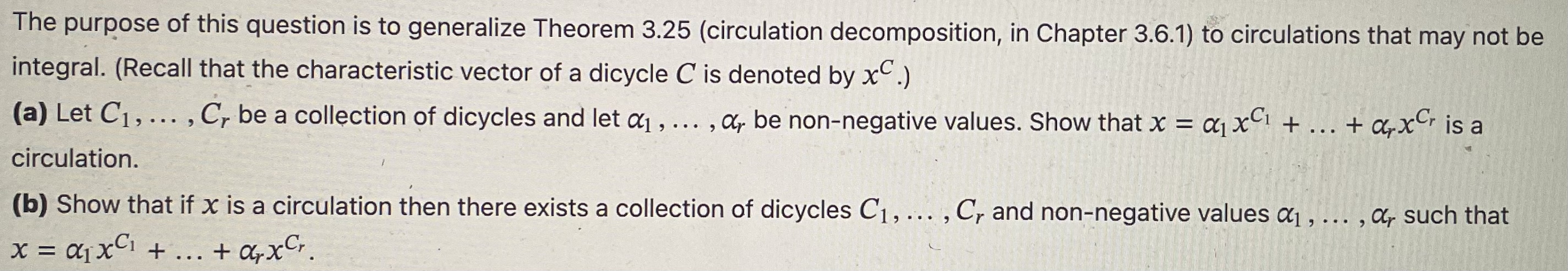 Solved The purpose of this question is to generalize Theorem | Chegg.com