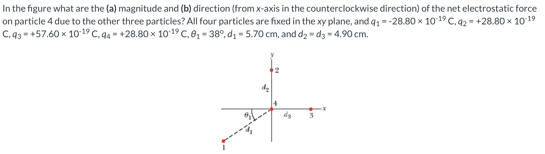 Solved In the figure what are the (a) magnitude and (b) | Chegg.com