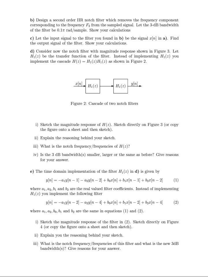 Question 2 (18 marks) (3+3+3+4+5) Figure 1: Sampling | Chegg.com