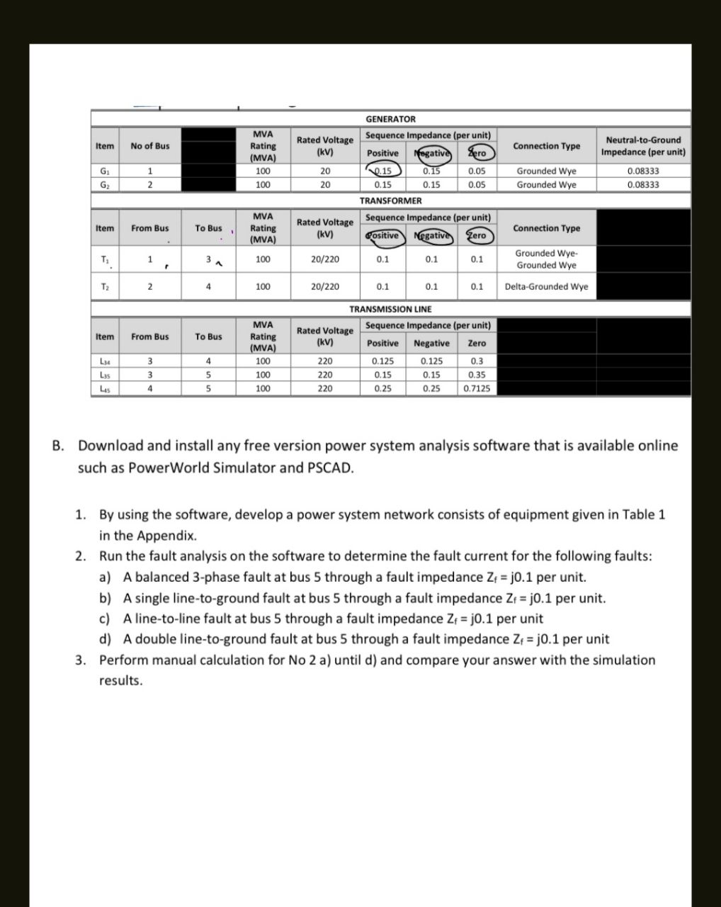 \table[[GENERATOR],[Item,No of | Chegg.com